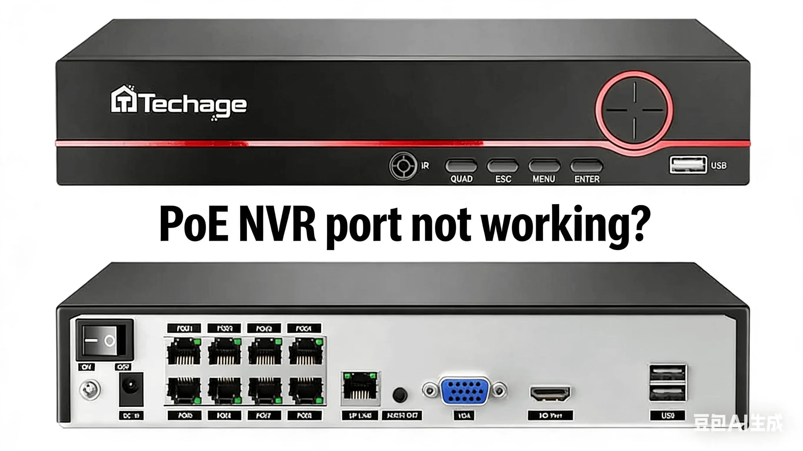 Techage 8CH PoE NVR Ports Not Working? Causes & Fix Guide (2026 ...